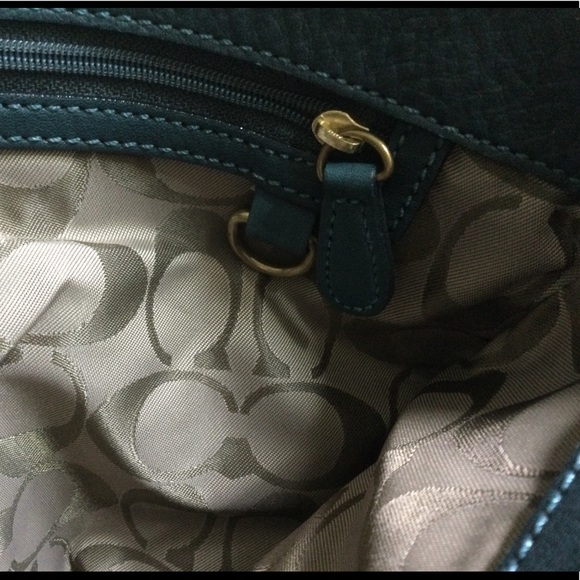 Coach | Bags | Authentic Vintage Coach Blue Leather Tote | Poshmark